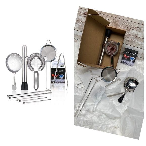 Kitchen | Copy Cocktail Strainer Set Bar Shaker Accessories Bar Tools ...